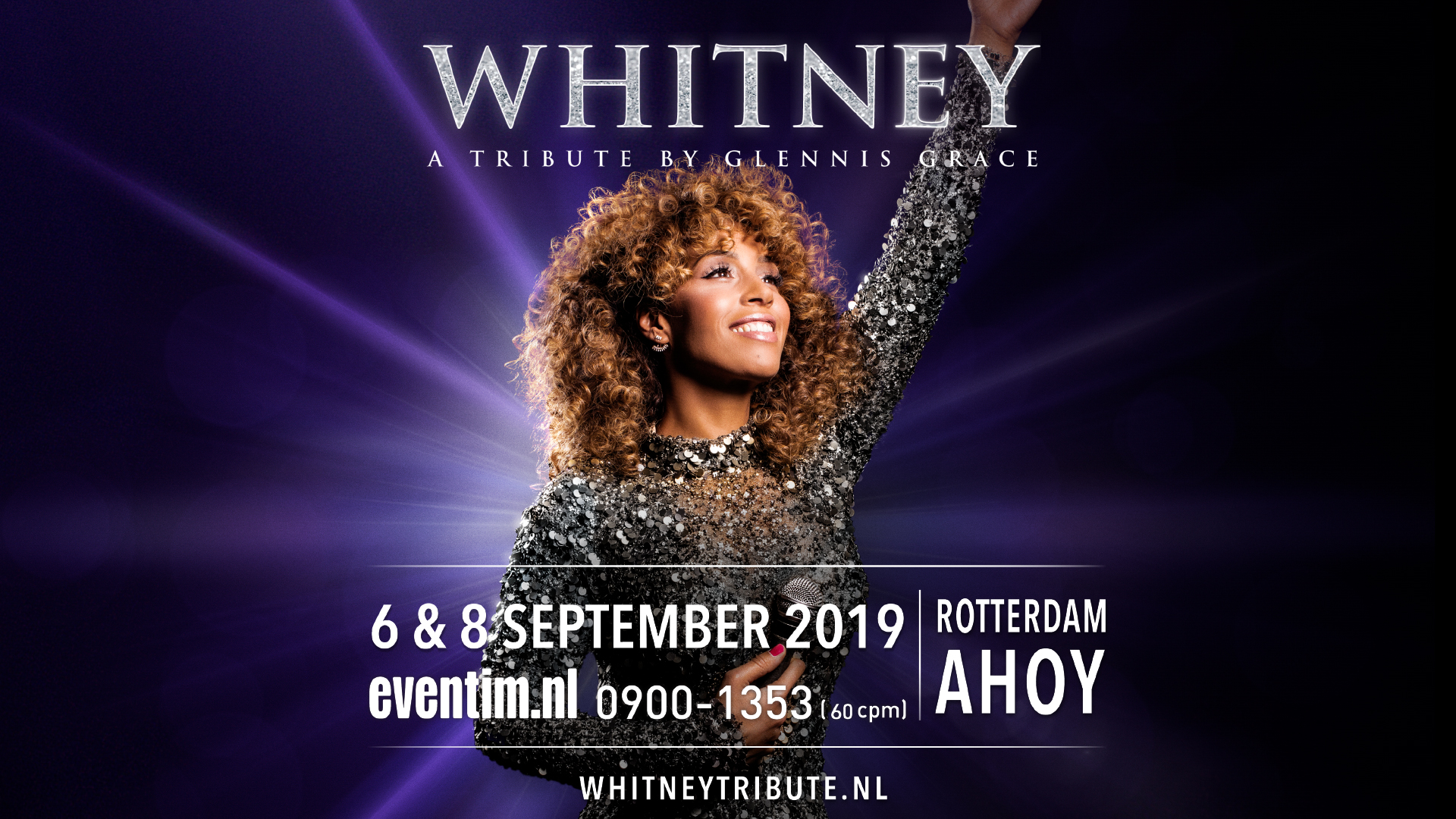 Whitney, a tribute by Glennis Grace | 6 & 8 september 2019 - Rotterdam Ahoy